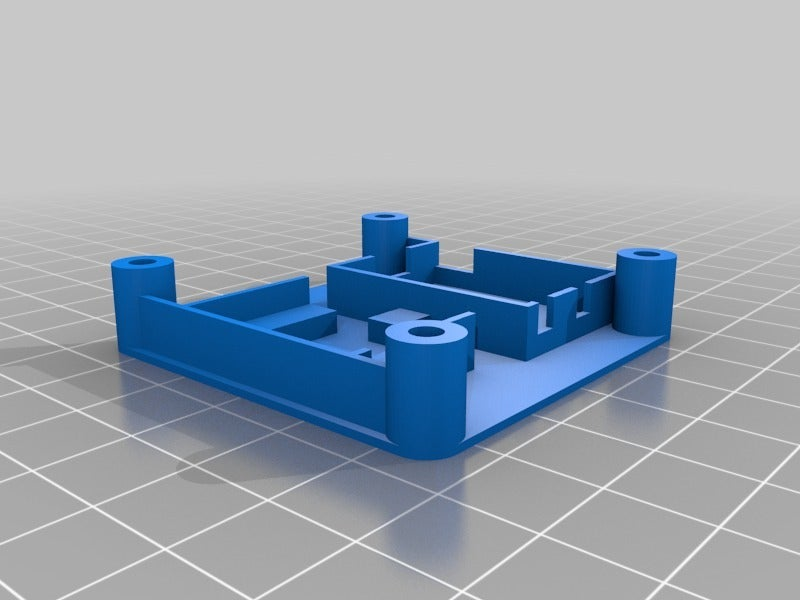 Free STL file Quadcopter electronics stack mount (flight controller ...