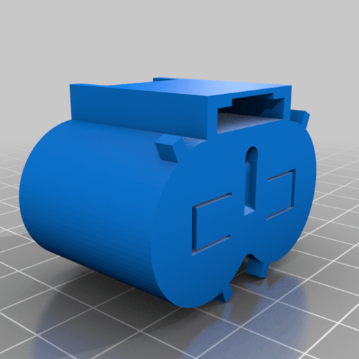 Download free STL file Spring-less Dual 18650 Holder (w/ Charging Module) • 3D printable model ...