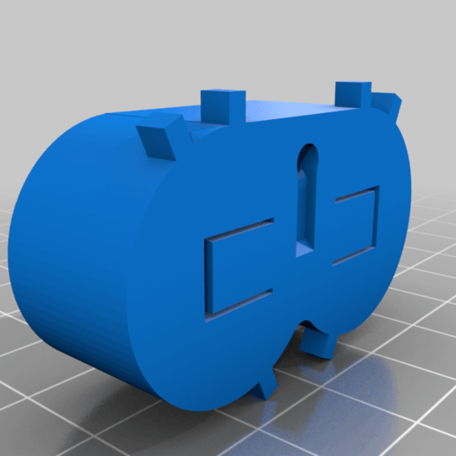 Download free STL file Spring-less Dual 18650 Holder (w/ Charging Module) • 3D printable model ...