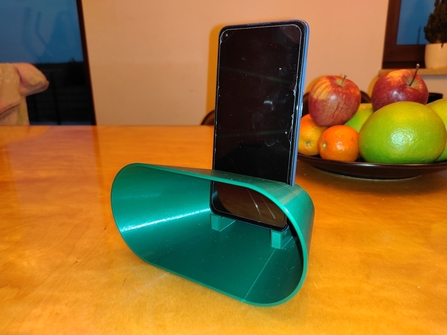 Free STL file Sound amplifier for phone, simple , phone stand, holder 📞 ...