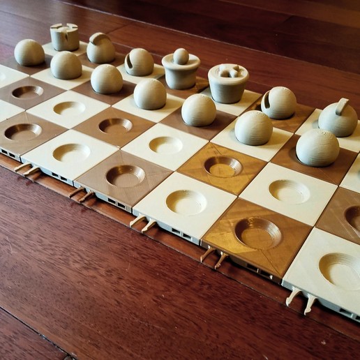 Download STL file Minimal Chess • 3D print design ・ Cults