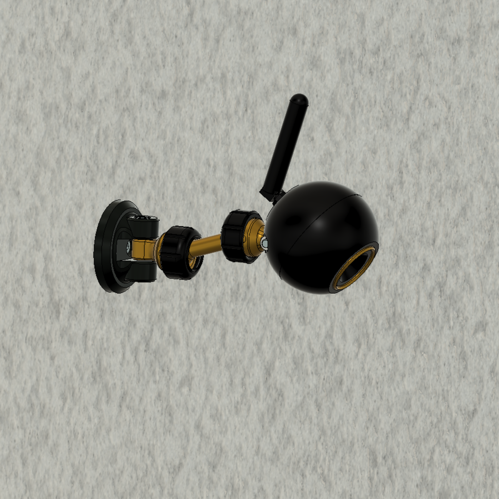 Free STL file Ball and socket for ESP32 CAM - globe design・3D print ...
