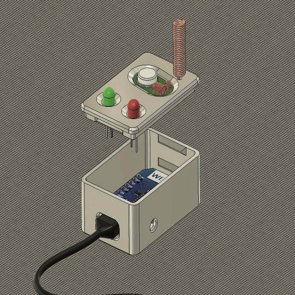 Free STL file RF433 case - D1 mini・3D printer design to download・Cults