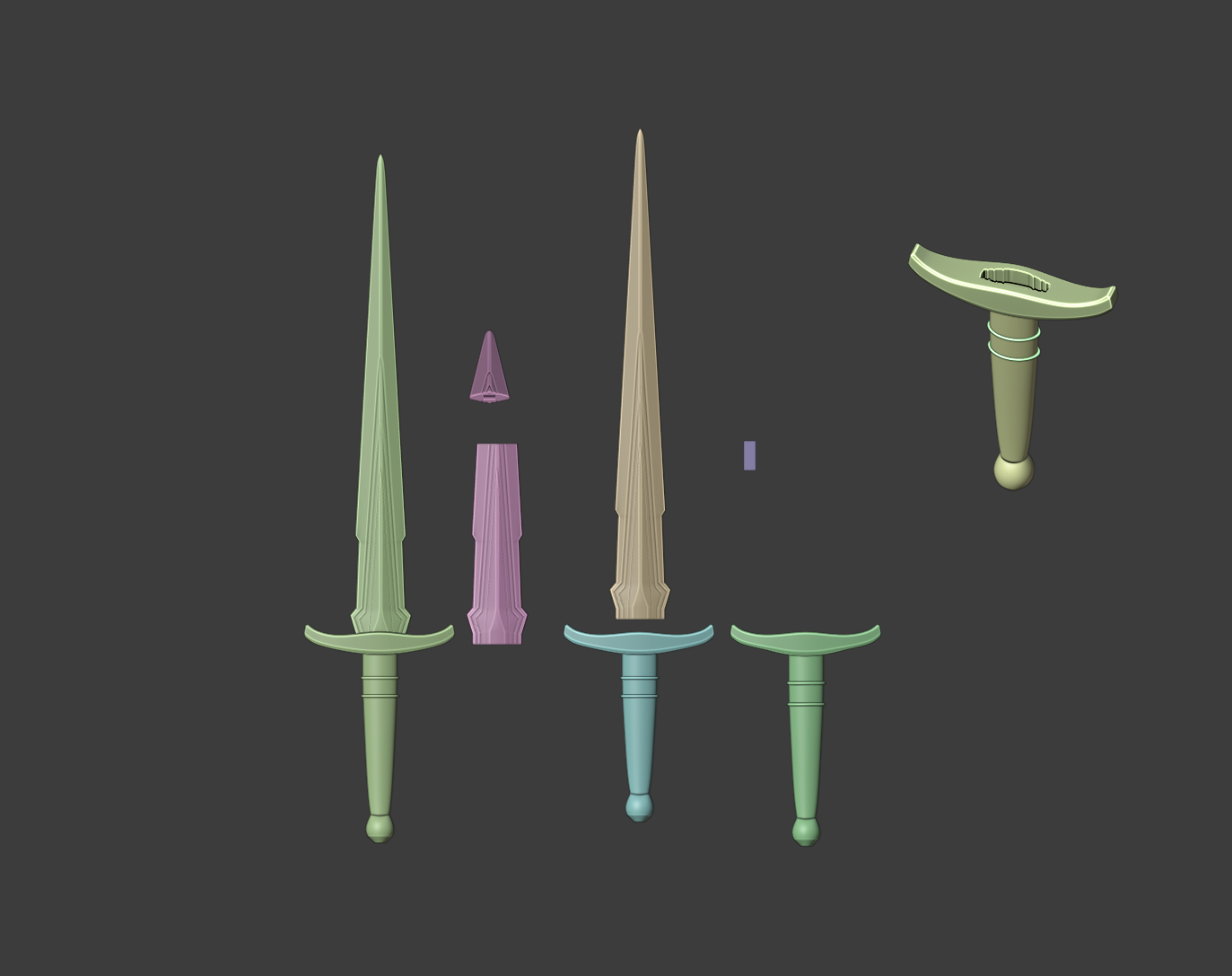 Fichier STL La dague de Loki - Série TV 2021・Modèle à télécharger et à ...