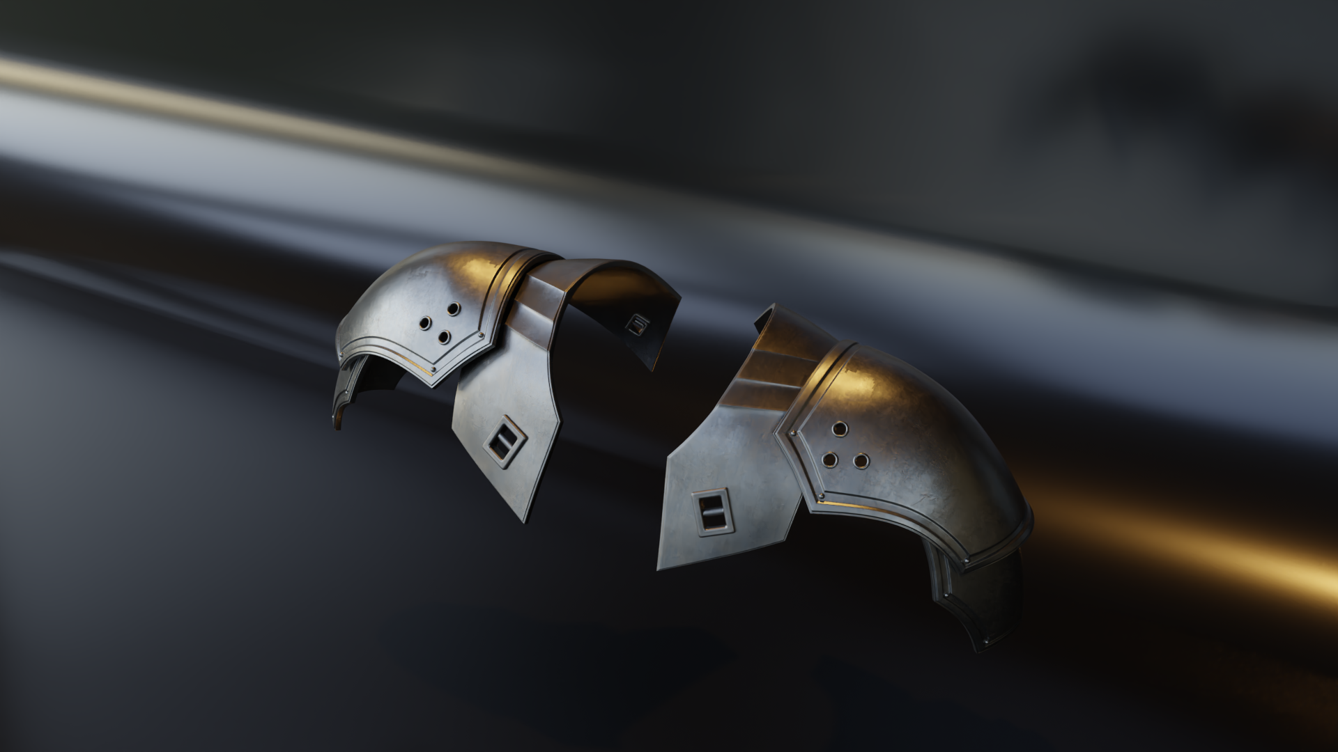 3D file Sephiroth Pauldrons - Final Fantasy 7・3D printing design to ...