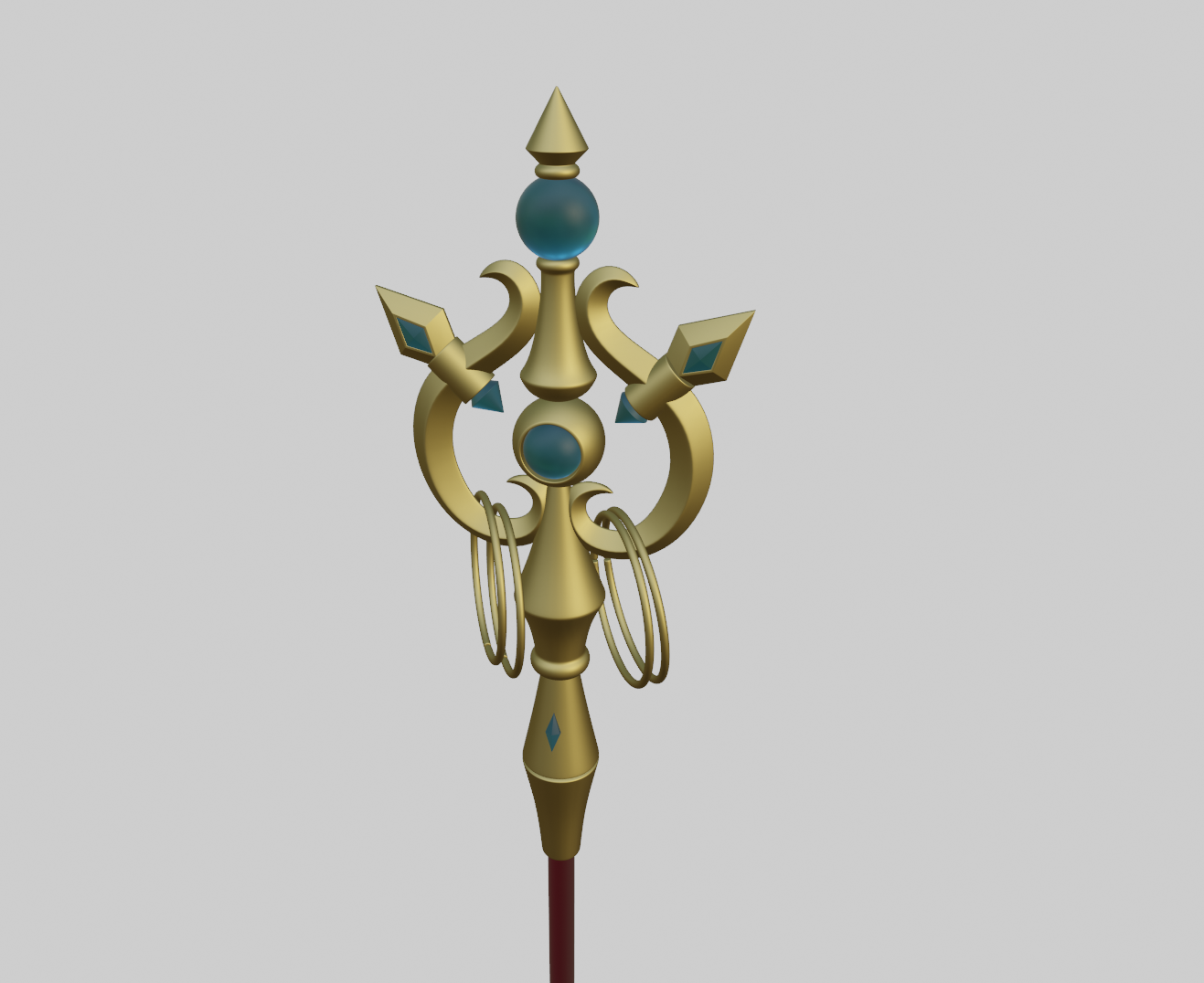 3D file Goblin Slayer Priestess Staff・3D printable model to download・Cults