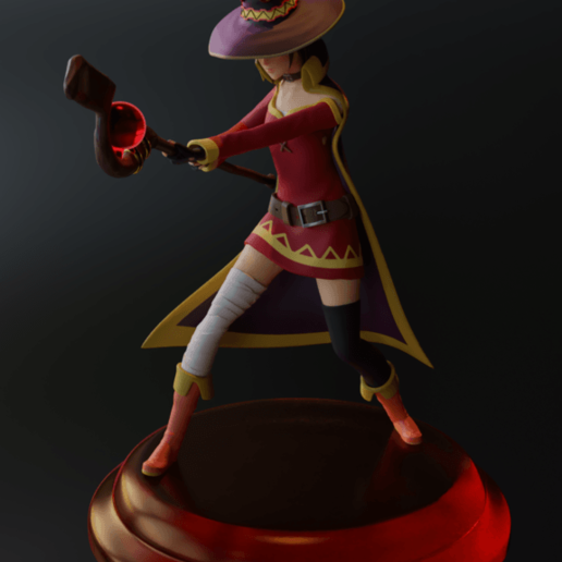 Download free STL file Megumin, Chomosuke - Konosuba • 3D printable ...