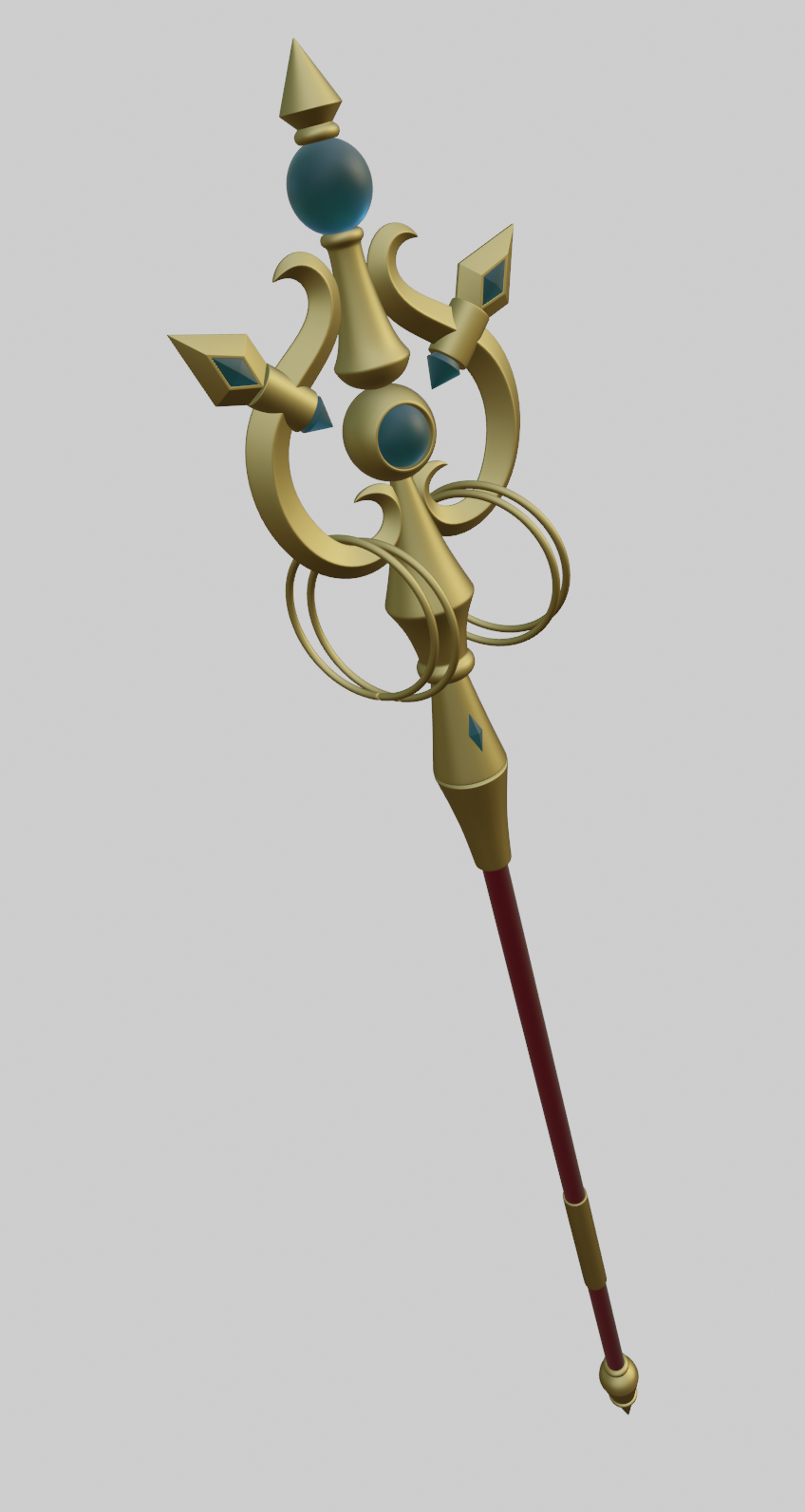 3D file Goblin Slayer Priestess Staff・3D printable model to download・Cults