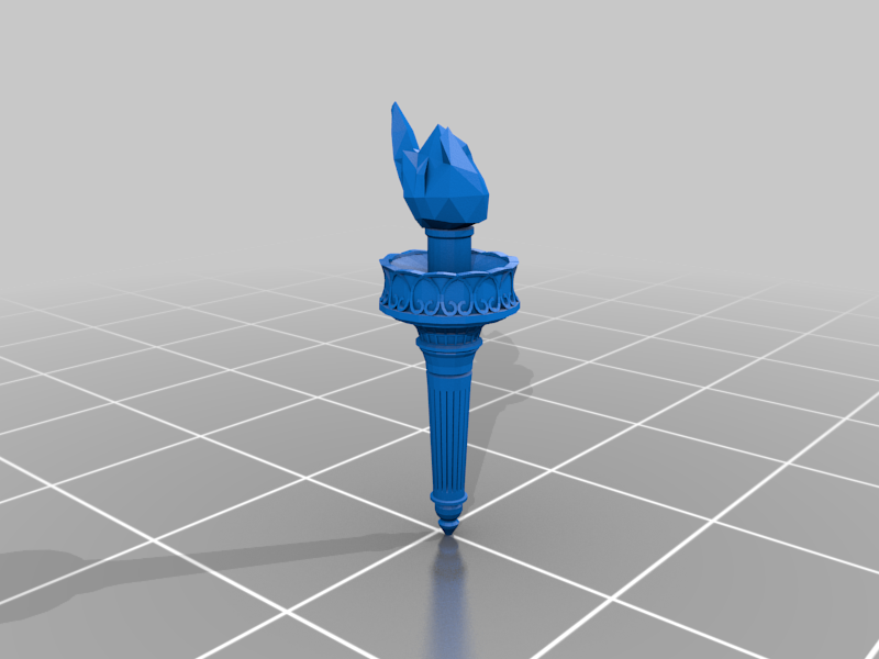 Free STL file Statue of Liberty torch 🗽・3D printable model to download ...