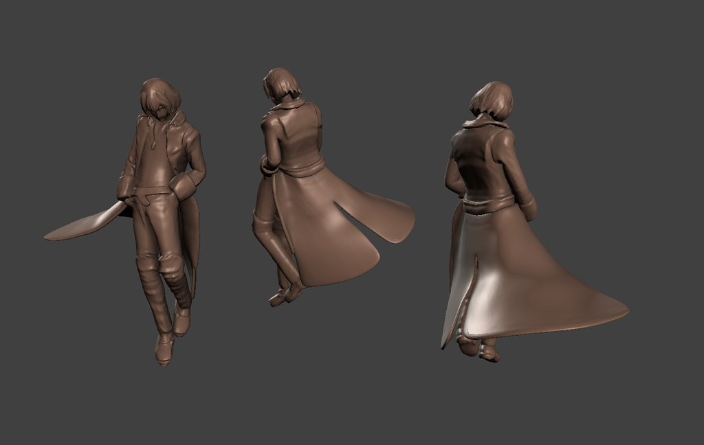 Free STL file Soma Cruz - Castlevania: grimoire of souls・3D print ...