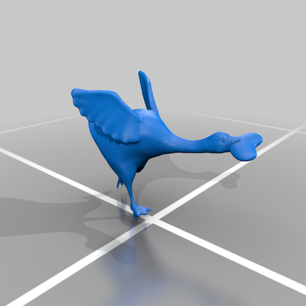 Free STL file Farmer and goose・3D printer design to download・Cults