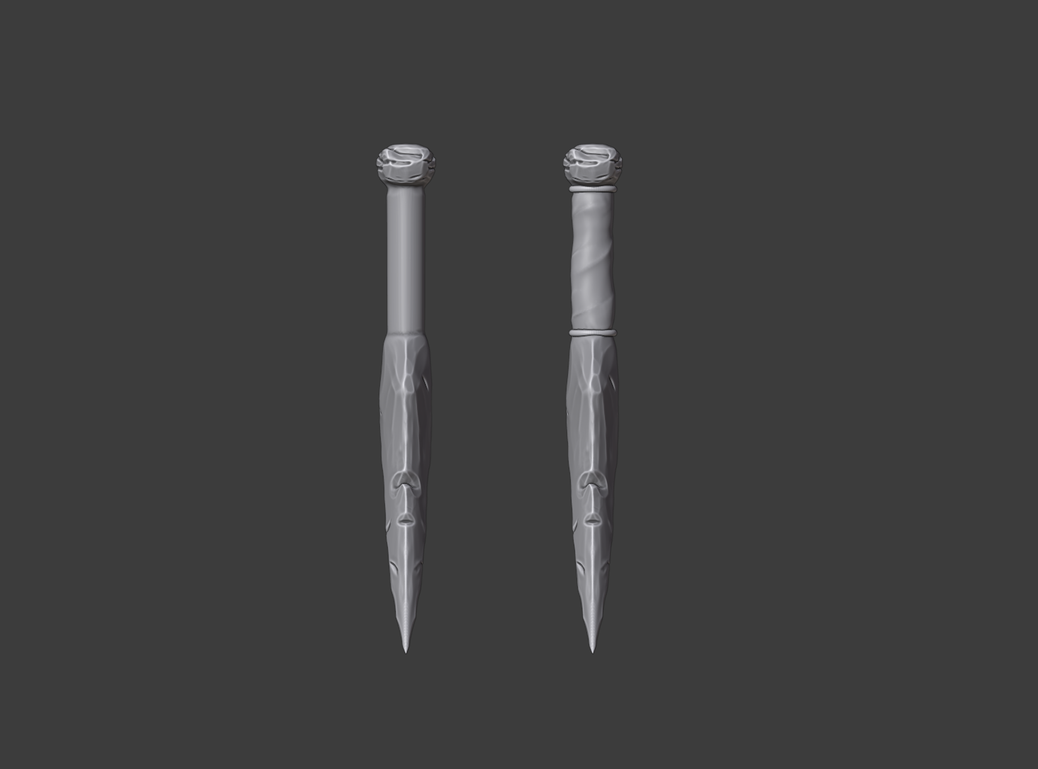 3D file Bone knife - dagger・Model to download and 3D print・Cults