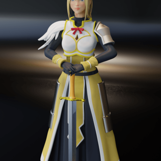 Download free STL file Darkness - Konosuba • 3D print template ・ Cults