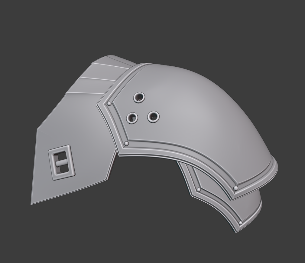3D file Sephiroth Pauldrons - Final Fantasy 7・3D printing design to ...