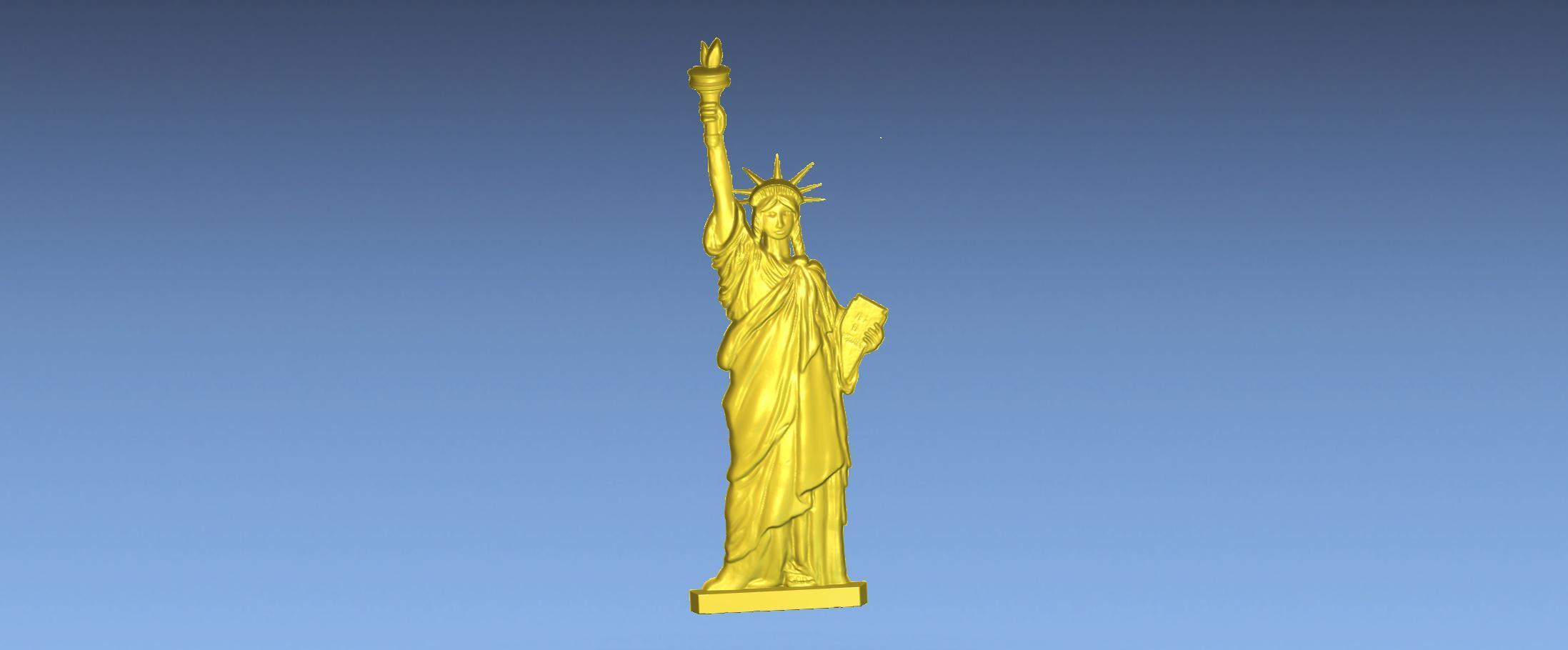 Free 3D file LIBRETY STATUE 3D STL FILE・3D print object to download・Cults