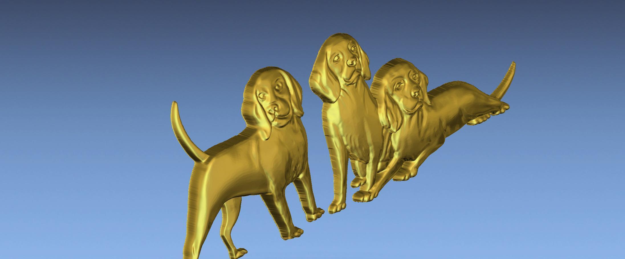 Free 3D file 3D STL FILE DOGS・3D print object to download・Cults