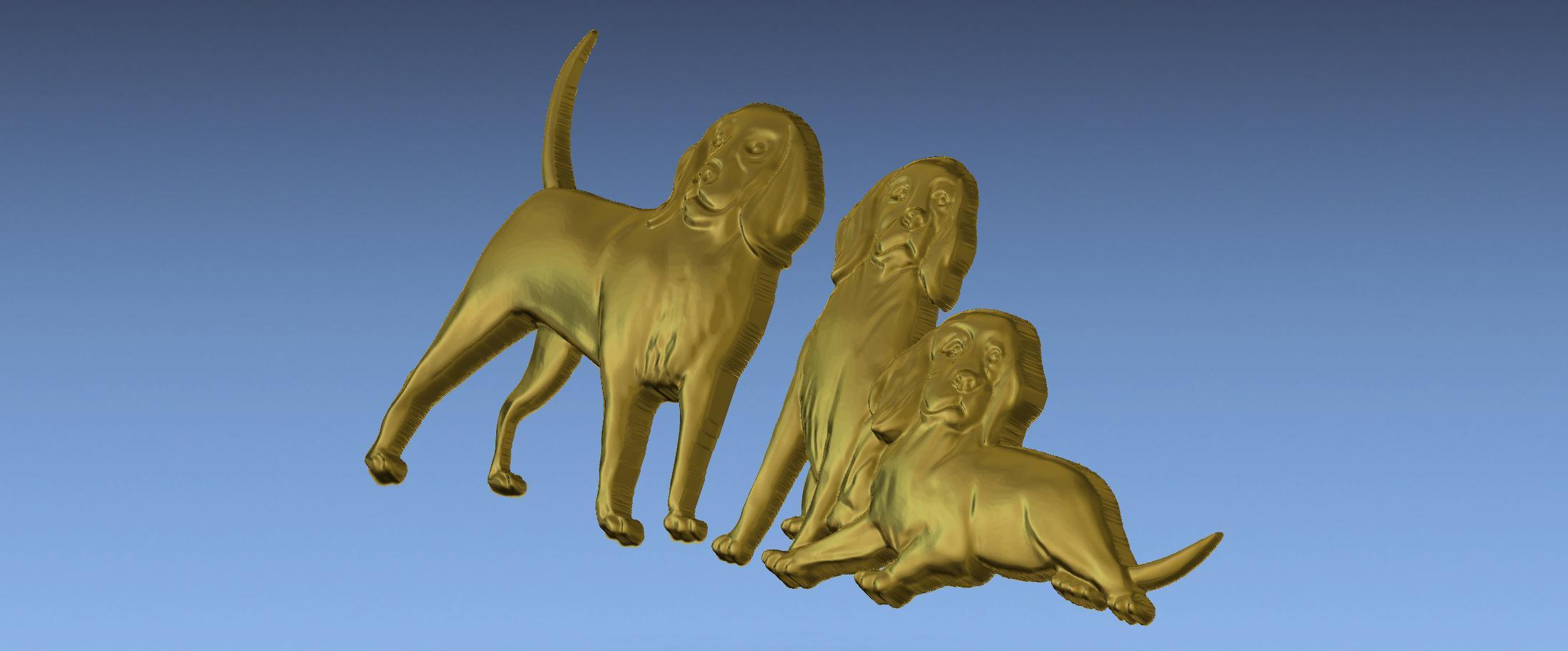 Free 3D file 3D STL FILE DOGS・3D print object to download・Cults