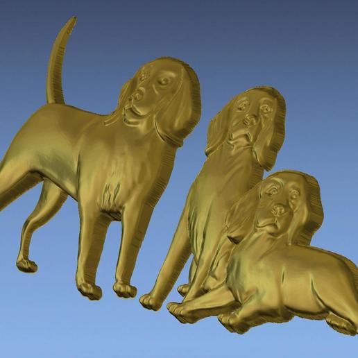 Download 3D printer templates 3D STL FILE DOGS ・ Cults