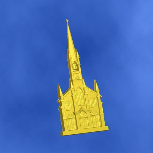 Download free STL file CHRISTIAN CHURCH 3D STL FILE • 3D print model ...