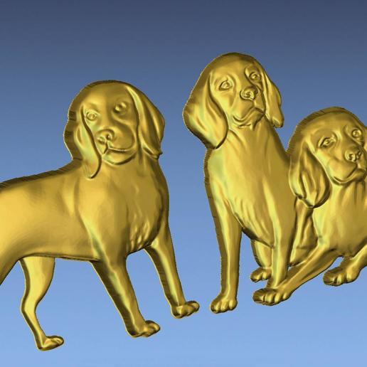 Download 3D printer templates 3D STL FILE DOGS ・ Cults
