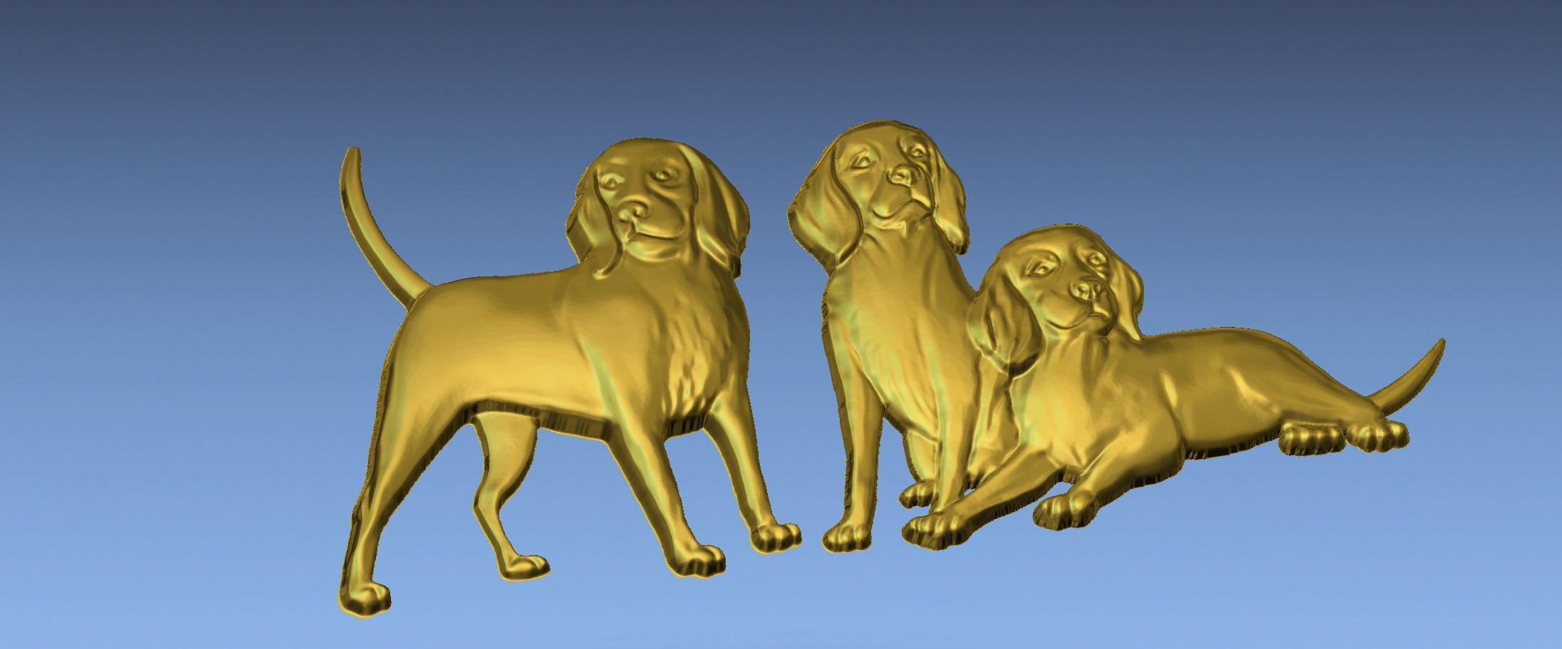 Free 3D file 3D STL FILE DOGS・3D print object to download・Cults