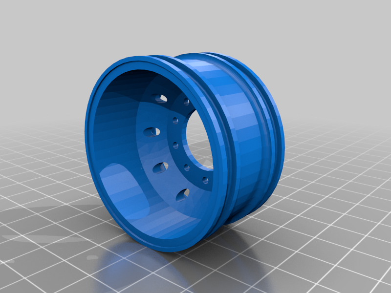 3D-Datei 1/14 RC Tamiya LKW Super Einzel Felge V3 🚁・3D-Drucker-Vorlage zum herunterladen・Cults