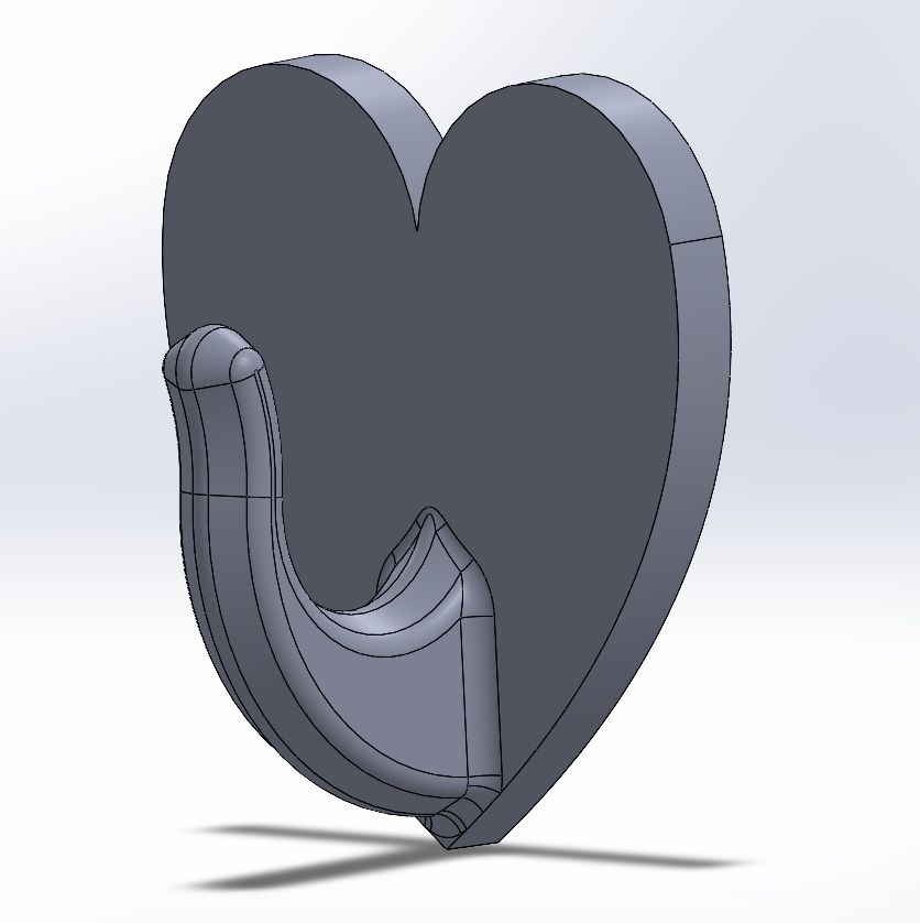 Free STL file Hart wall hook・3D printer design to download・Cults