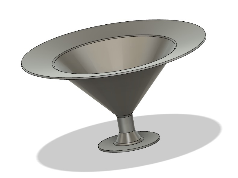 Free STL file Cone Shape Vase or Bowl 🏺・3D print design to download・Cults