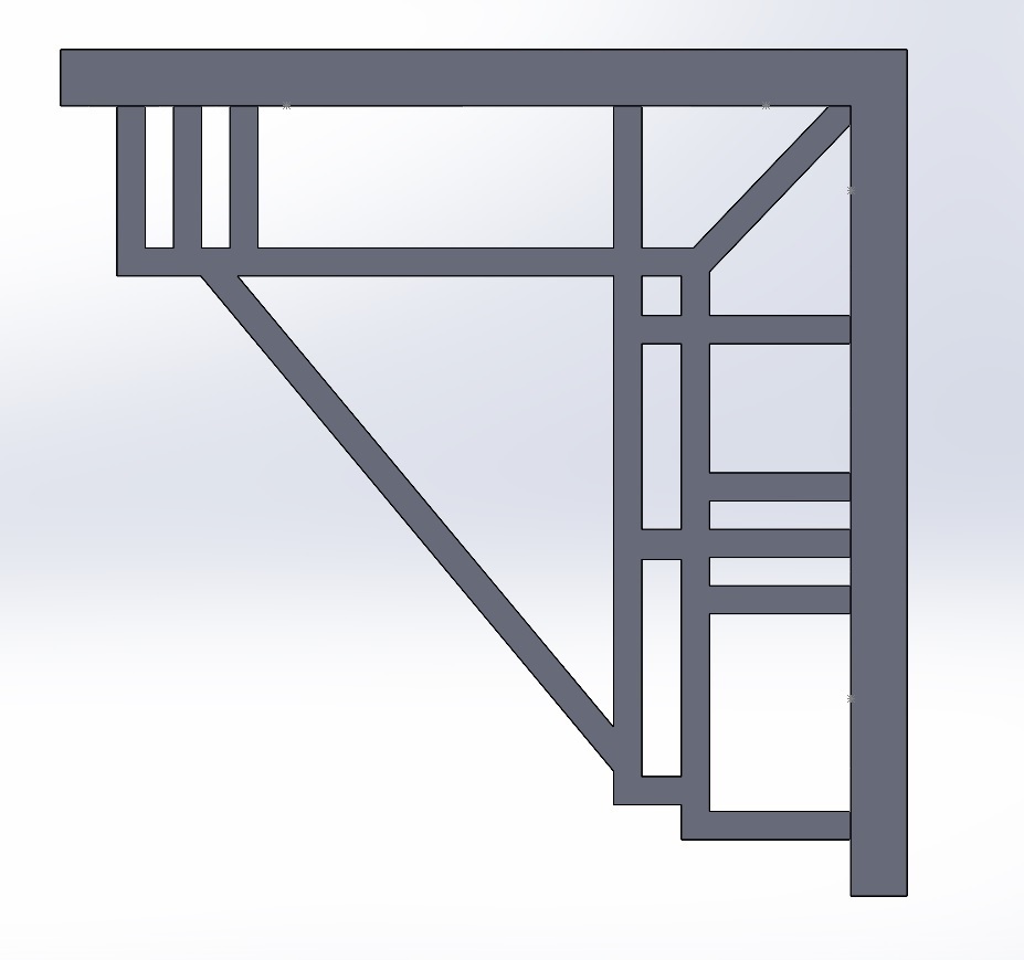 Free STL file Art Deco style Shelf Bracket 🎨・Design to download and 3D ...