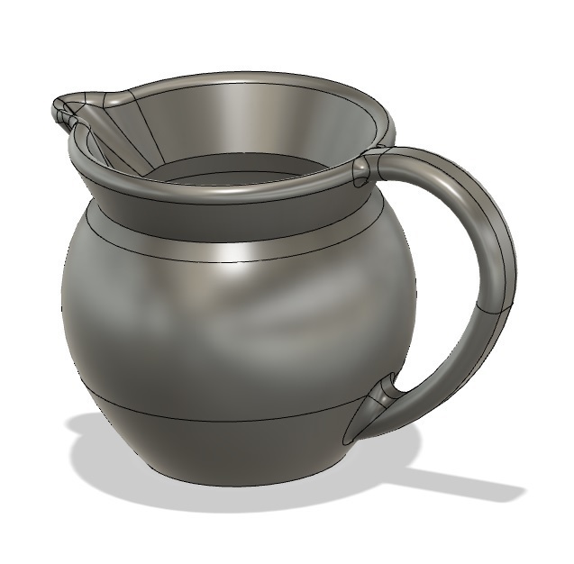Free STL file Small Jug・3D printer model to download・Cults