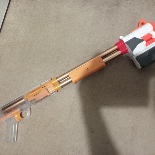 Download free SCAD file Colonel Wasp Firefly shotgun Nerf barrel ...
