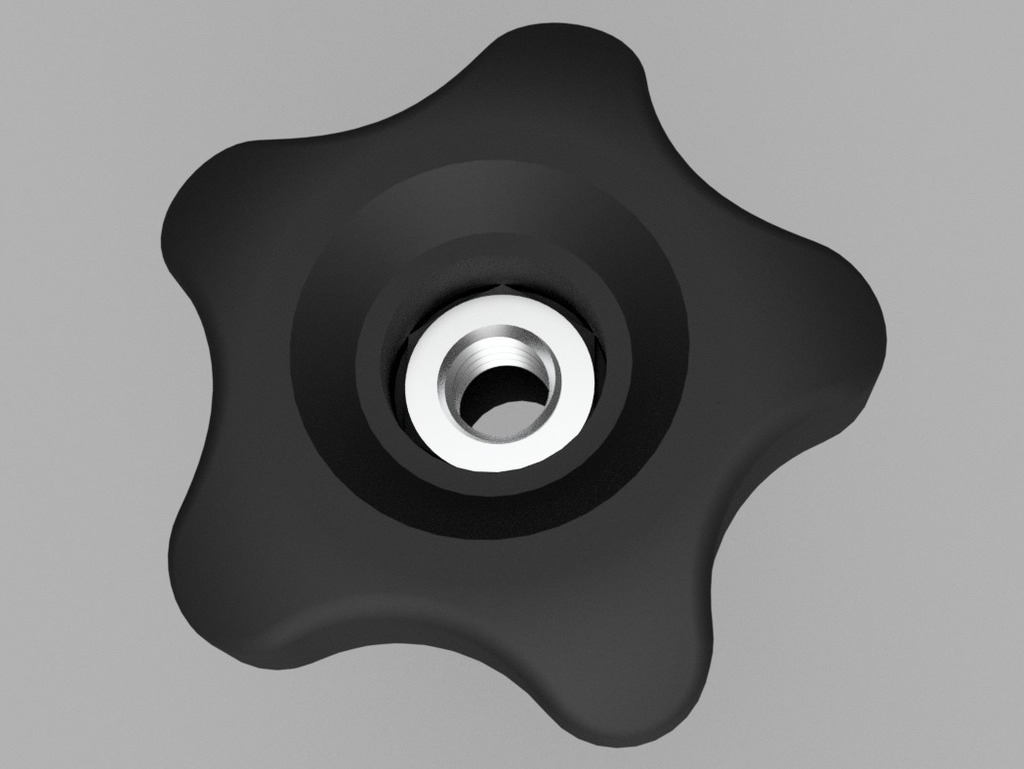 Free 3D file Stud or Captive Nut Knob - 3/8"・3D print object to ...