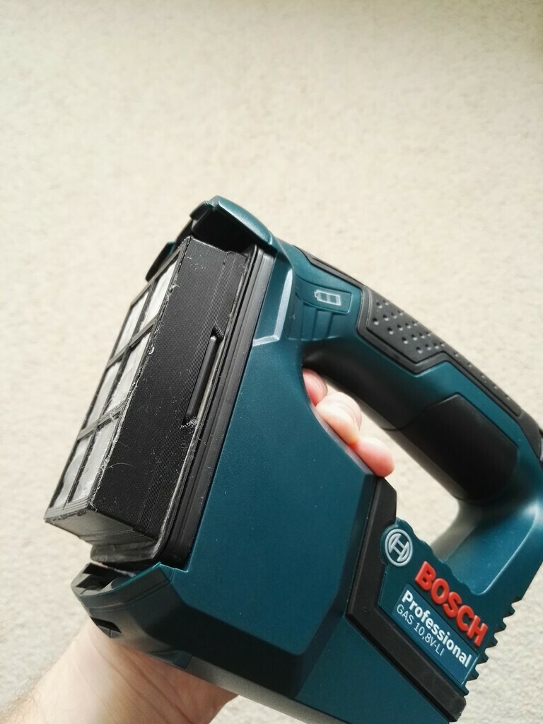 Free 3D file Bosch GAS 10.8V-LI 2nd stage dust filter・3D printer model ...