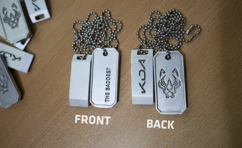 3D file Akali Dog Tags・3D print object to download・Cults