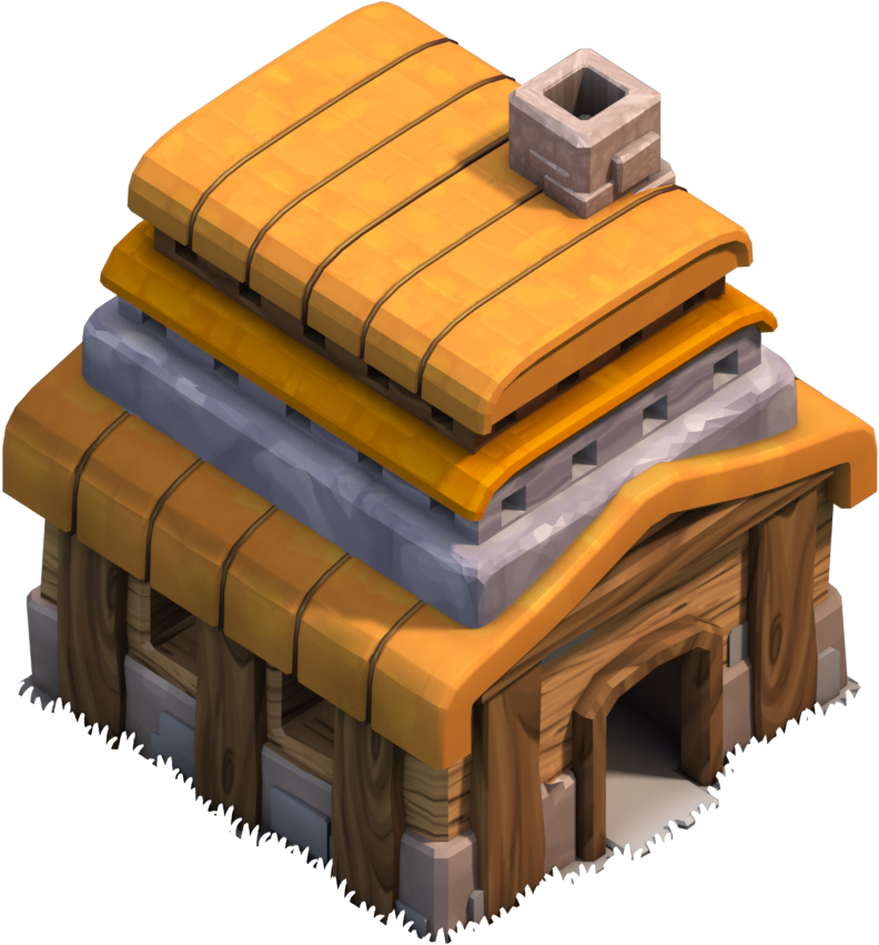 Free STL file city hall clash of clans 🏙️・3D printer model to download ...