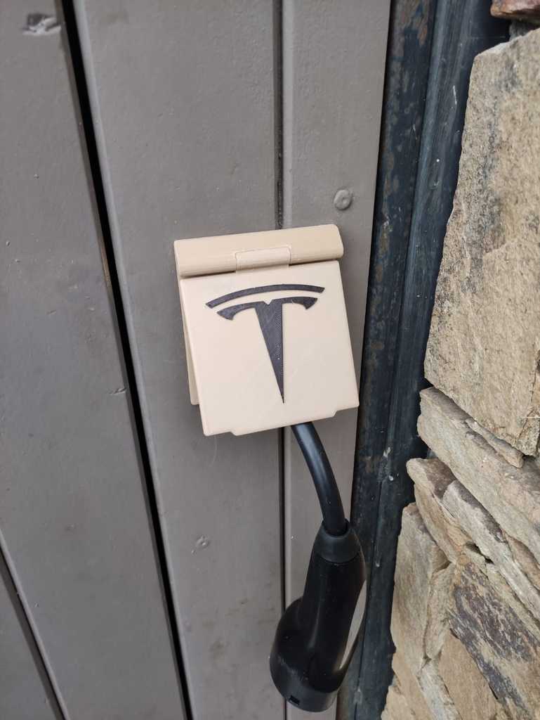 Free 3D file Garage flap for EV cable 🔌・Model to download and 3D print ...