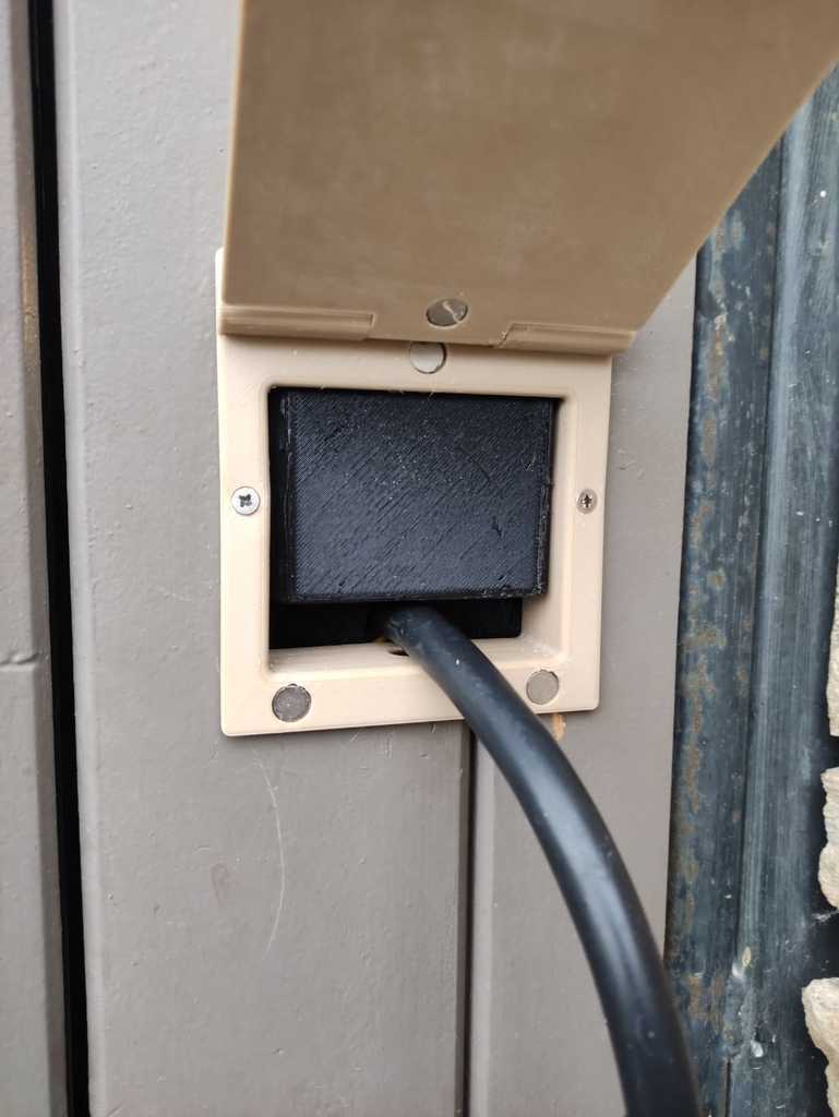 Free 3D file Garage flap for EV cable 🔌・Model to download and 3D print ...