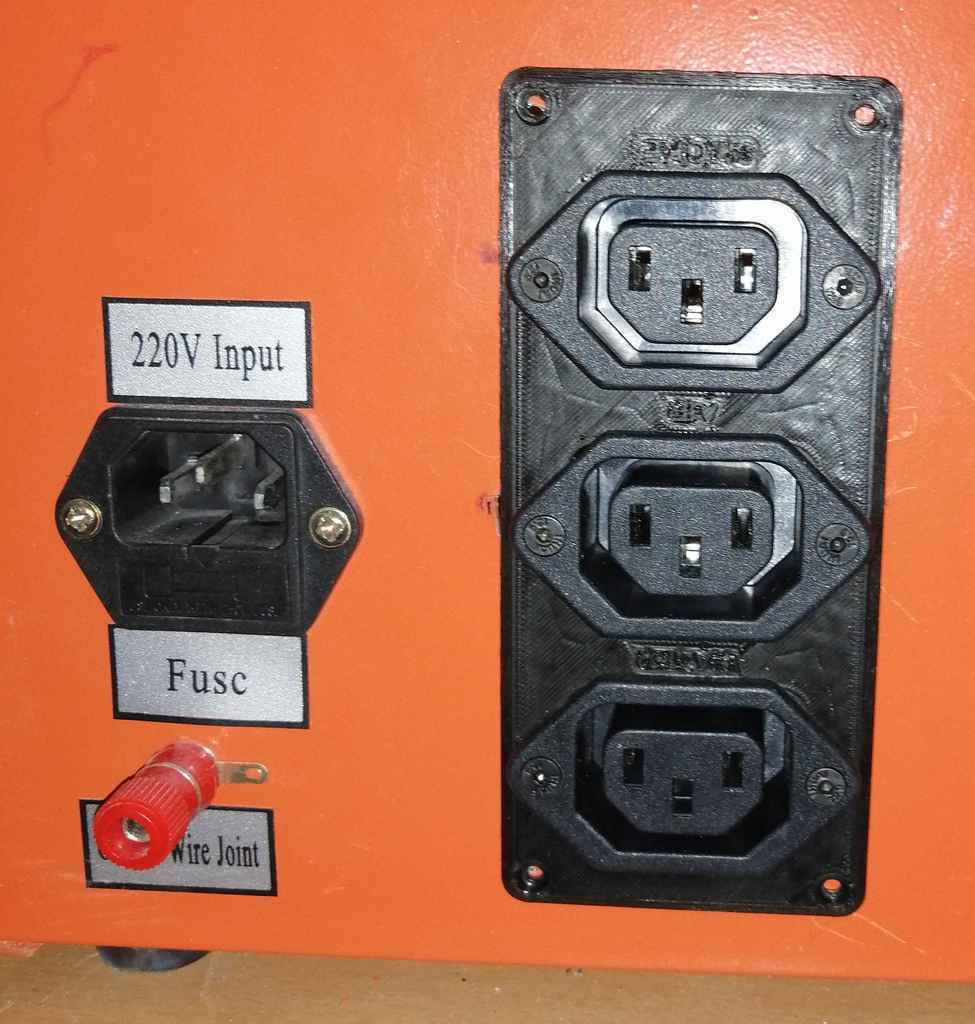 Free 3D file C13 triple Powerbox・Design to download and 3D print・Cults