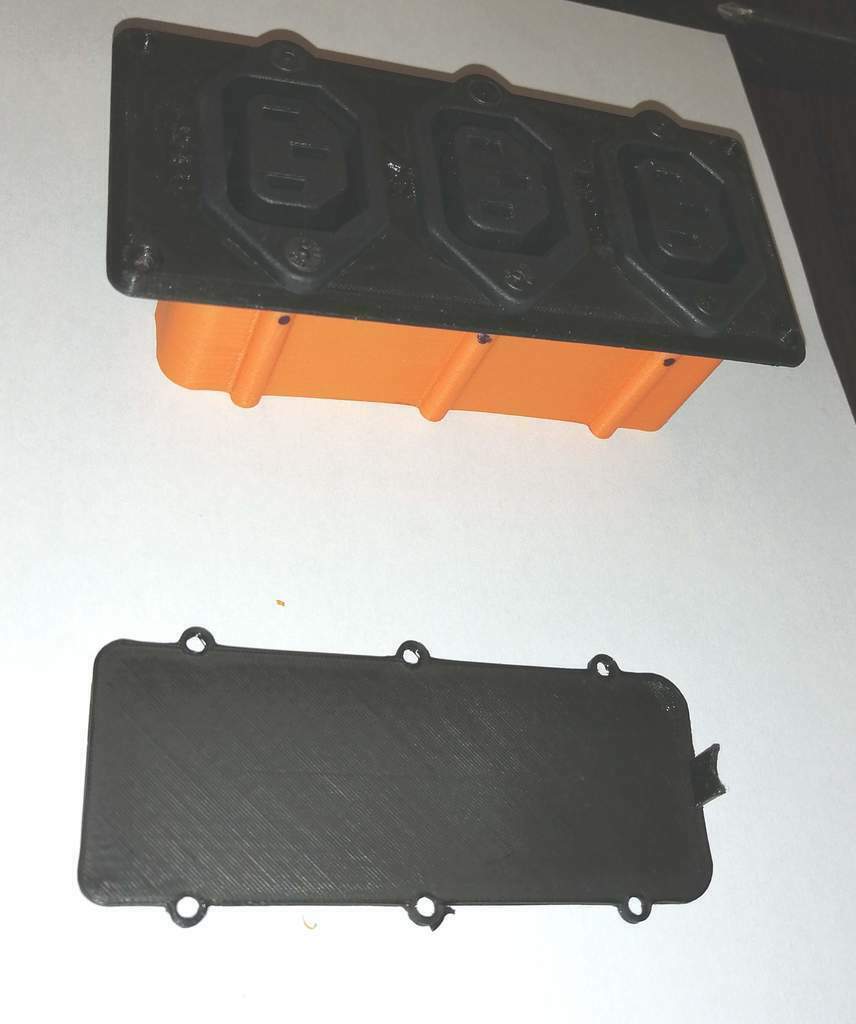 Free 3D file C13 triple Powerbox・Design to download and 3D print・Cults