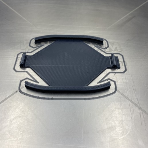 Download STL file Wireless charge compatible metal plate holder • 3D ...