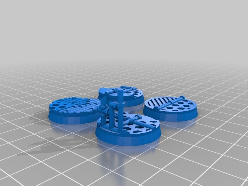 Free STL file 25mm Bases v2: Space Ship/industrial 🛰・3D printable ...