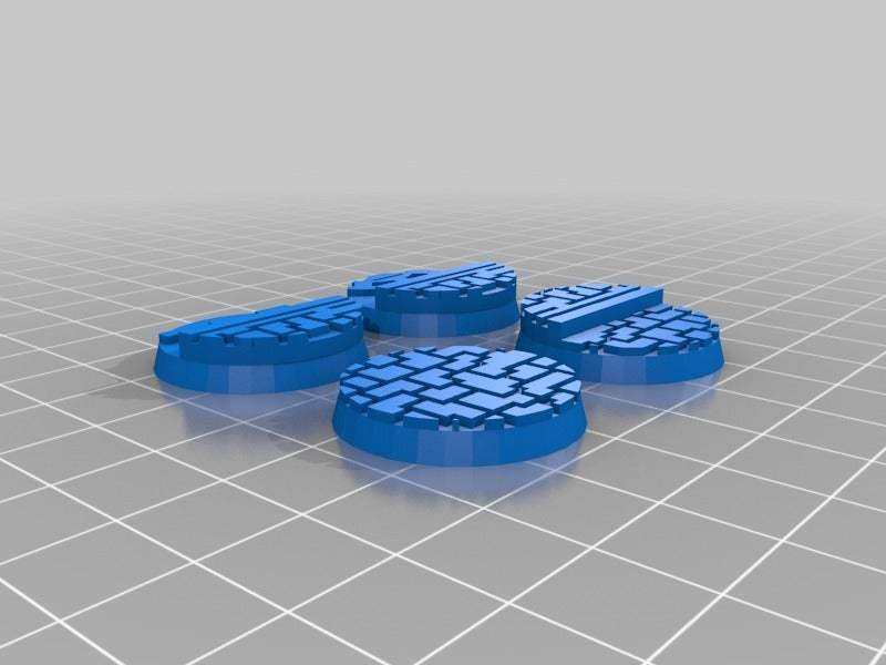 Free STL file 25mm Bases V2: Cityscape・3D printing design to download・Cults