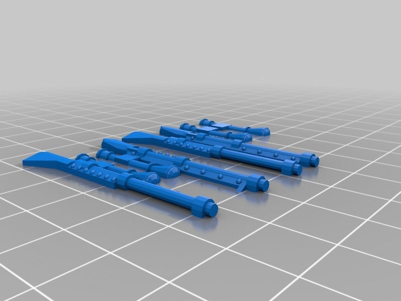 Free STL file Steampunk Weapons: Double Musket (28mm Scale gun)・3D ...