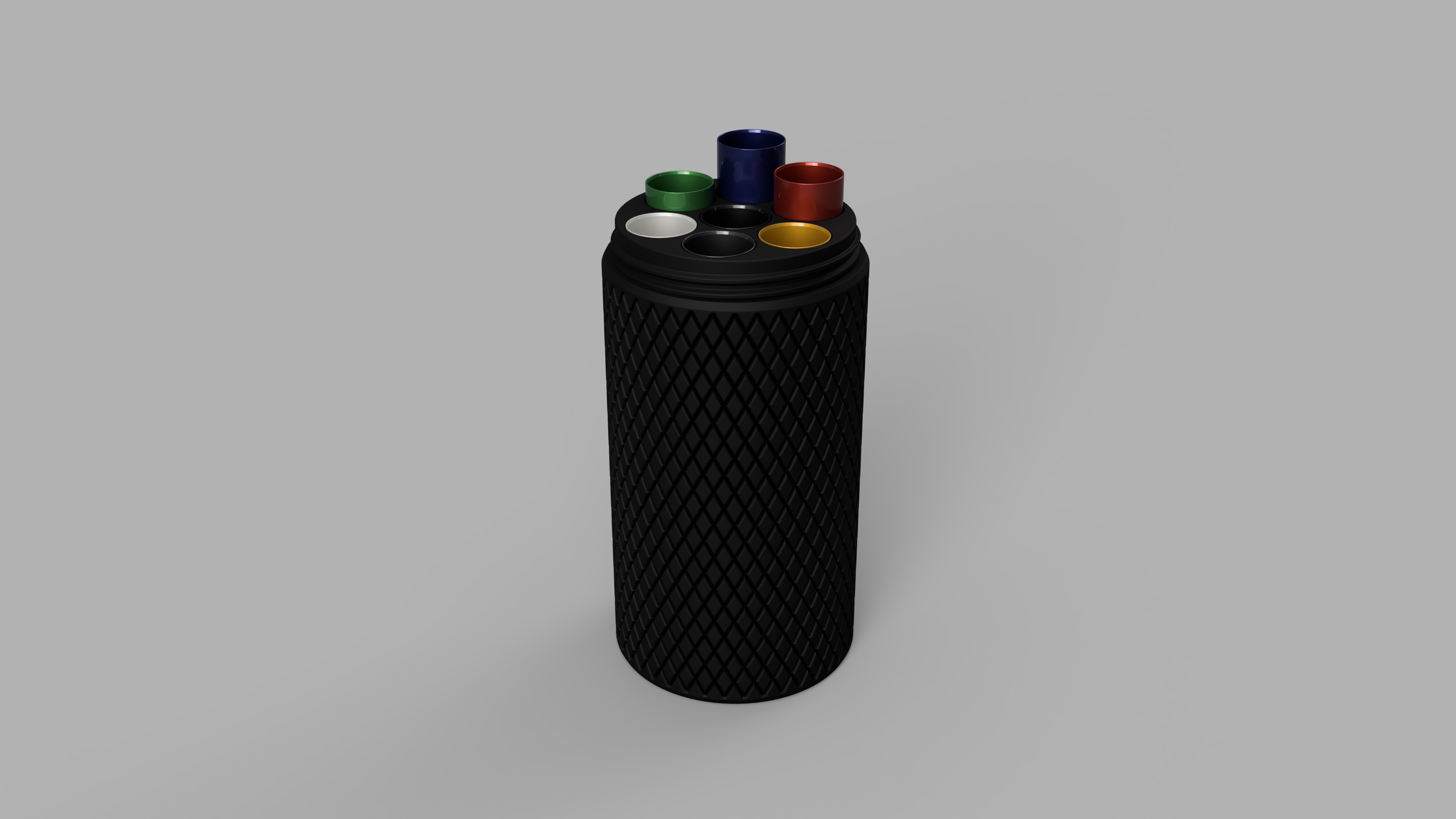 STL file Freak Barrel Back container (Paintball)・3D printing idea to ...