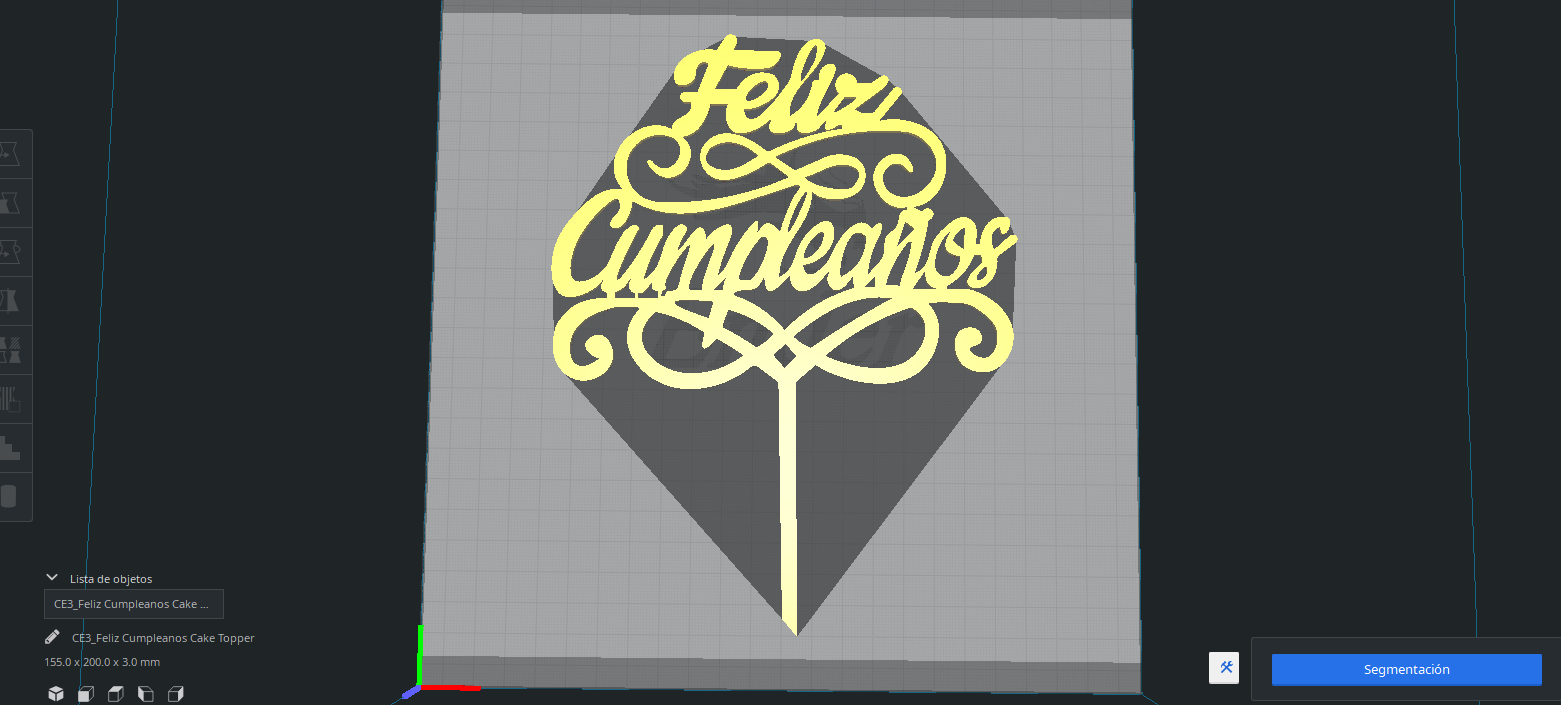 STL file Cake Topper・3D printing design to download・Cults