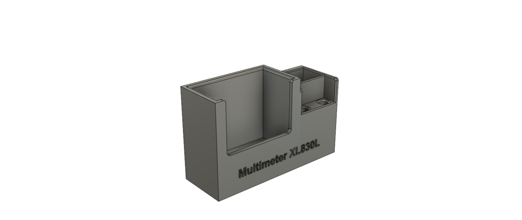 Free STL file Multimeter Holder/Stand for Multimeter XL830L・3D printer ...