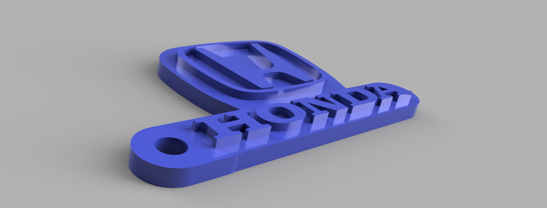 Free STL file keychain honda・3D printing design to download・Cults