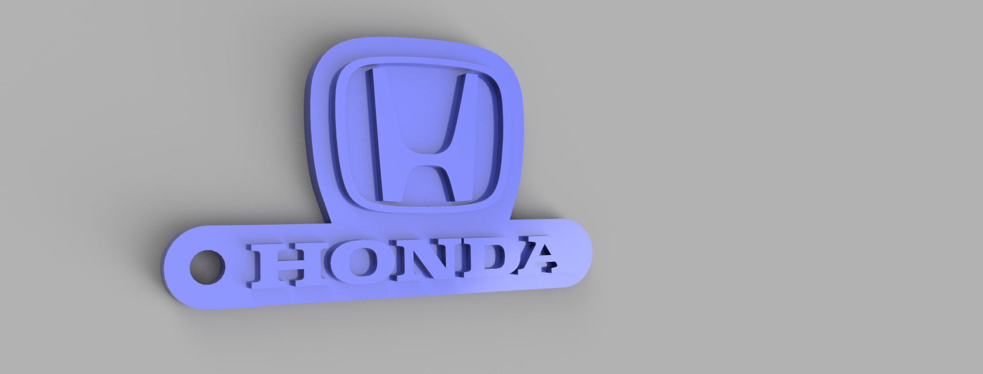Free STL file keychain honda・3D printing design to download・Cults