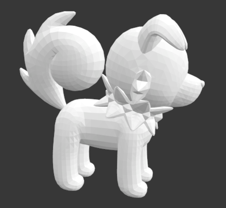 Free STL file #744 Rockruff (Pokemon)・3D print design to download・Cults