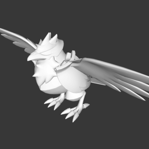Download free STL file #823 Corviknight (Pokemon) • 3D printer design ...